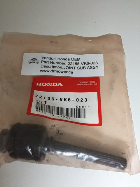 22155-VK6-023 Honda Genuine OEM JOINT SUB Assembly — DR Mower Parts